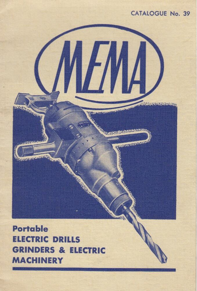 MEMA Portable Electric Drills, Grinders and Electric Machinery ...