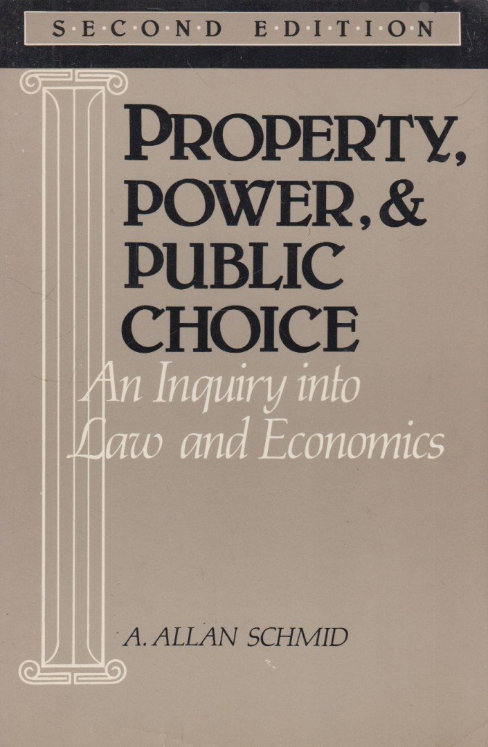 Property, power, and public choice [antikvár]