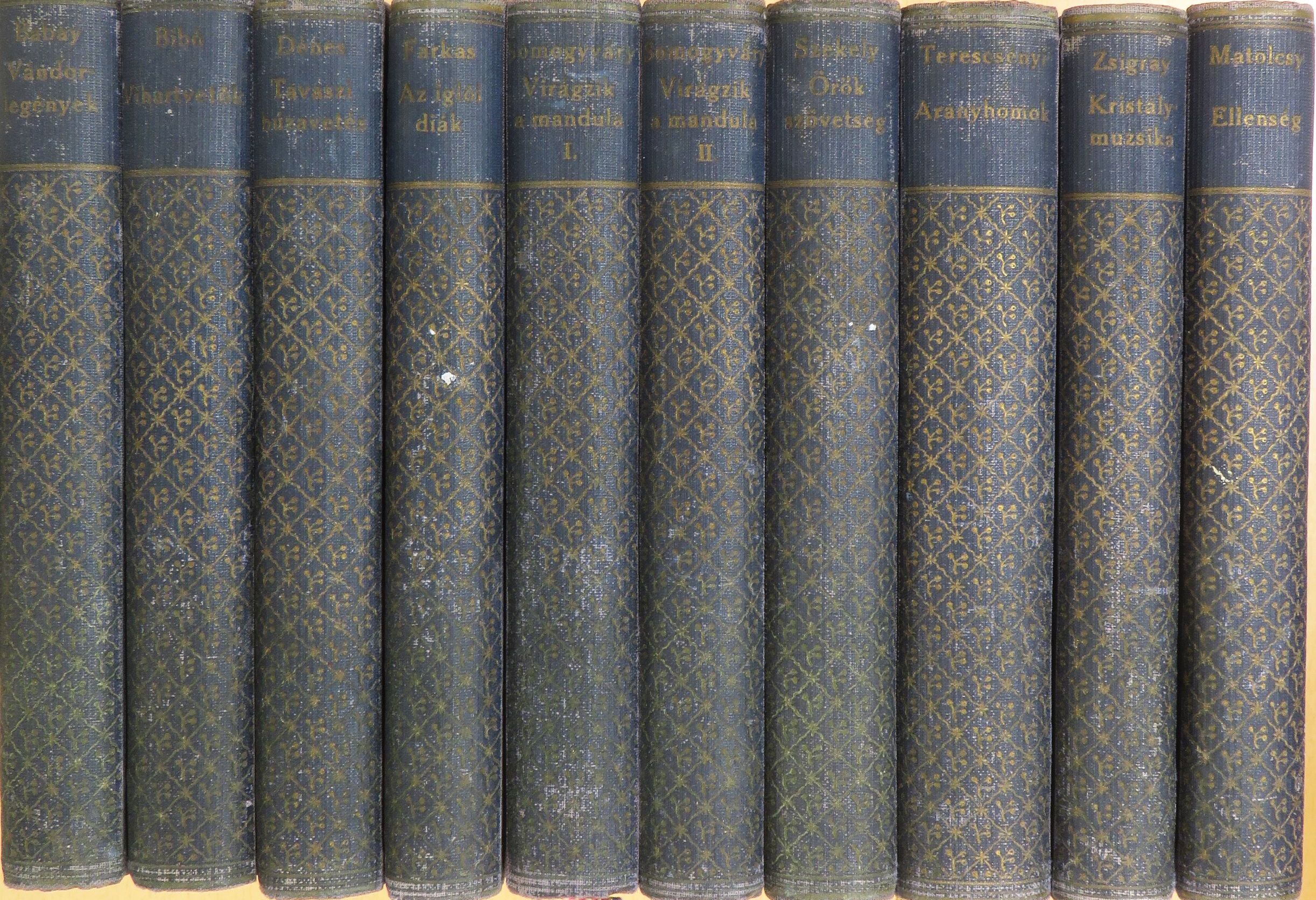 "10 kötet A magyar jövő építőmesterei sorozatból (nem teljes sorozat ...